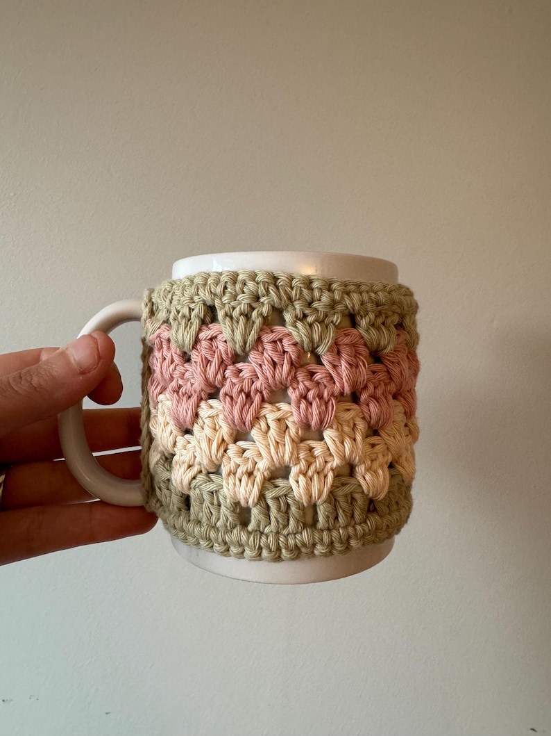 Mug Cosy Crochet Pattern - Crochet Pattern - Etsy