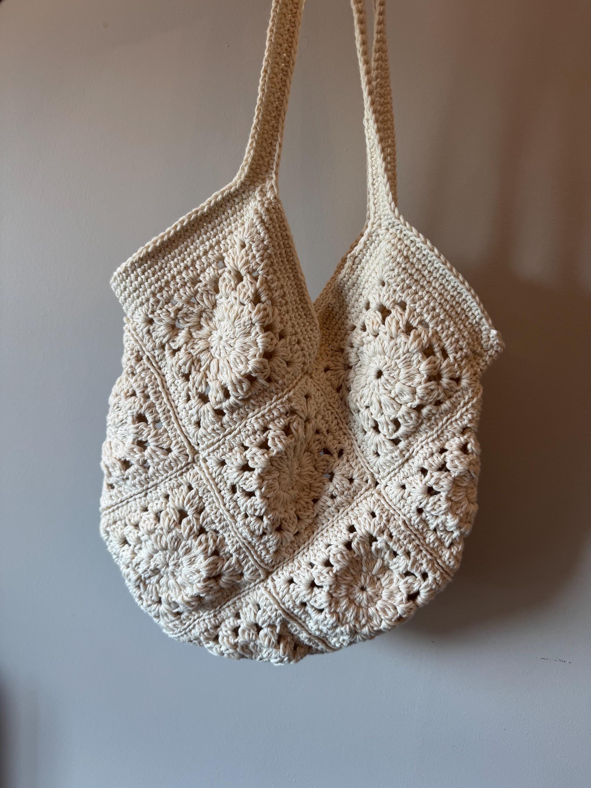 Boho Willow Crochet Tote Bag Pattern: Granny Square Design - PDF ...