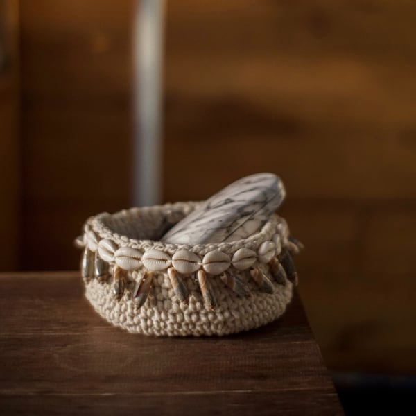 Shell Basket - Etsy