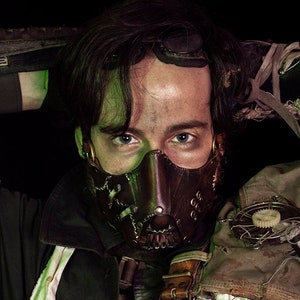 Face Mask Post Apocalyptic or Steampunk Leather Mask - Etsy