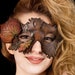 Samhain Masquerade Mask for Halloween Costume. Fairy Mask, Witch or ...