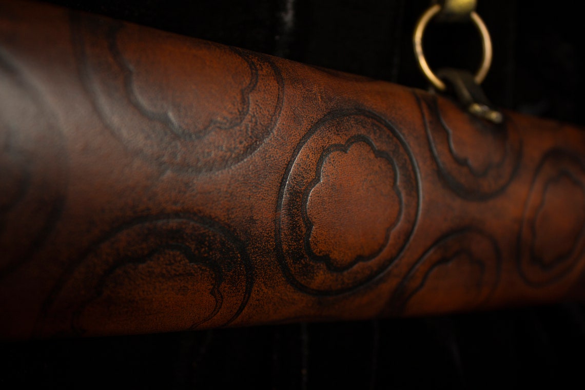 Brown Leather Scabbard for Latex Sword for Reenactment. | Etsy