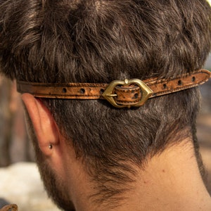 Handcrafted Leather Norse Viking Odin Inspired Eye Patch for LARP and ...