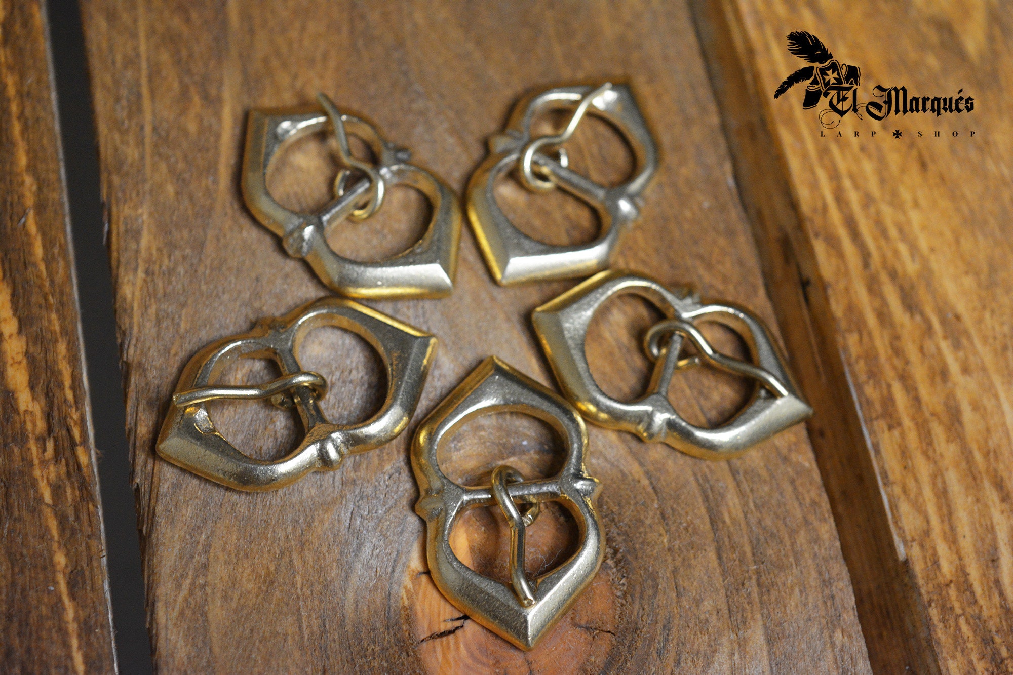 Solid Brass Buckle for DIY Fantasy Armor or Medieval - Etsy