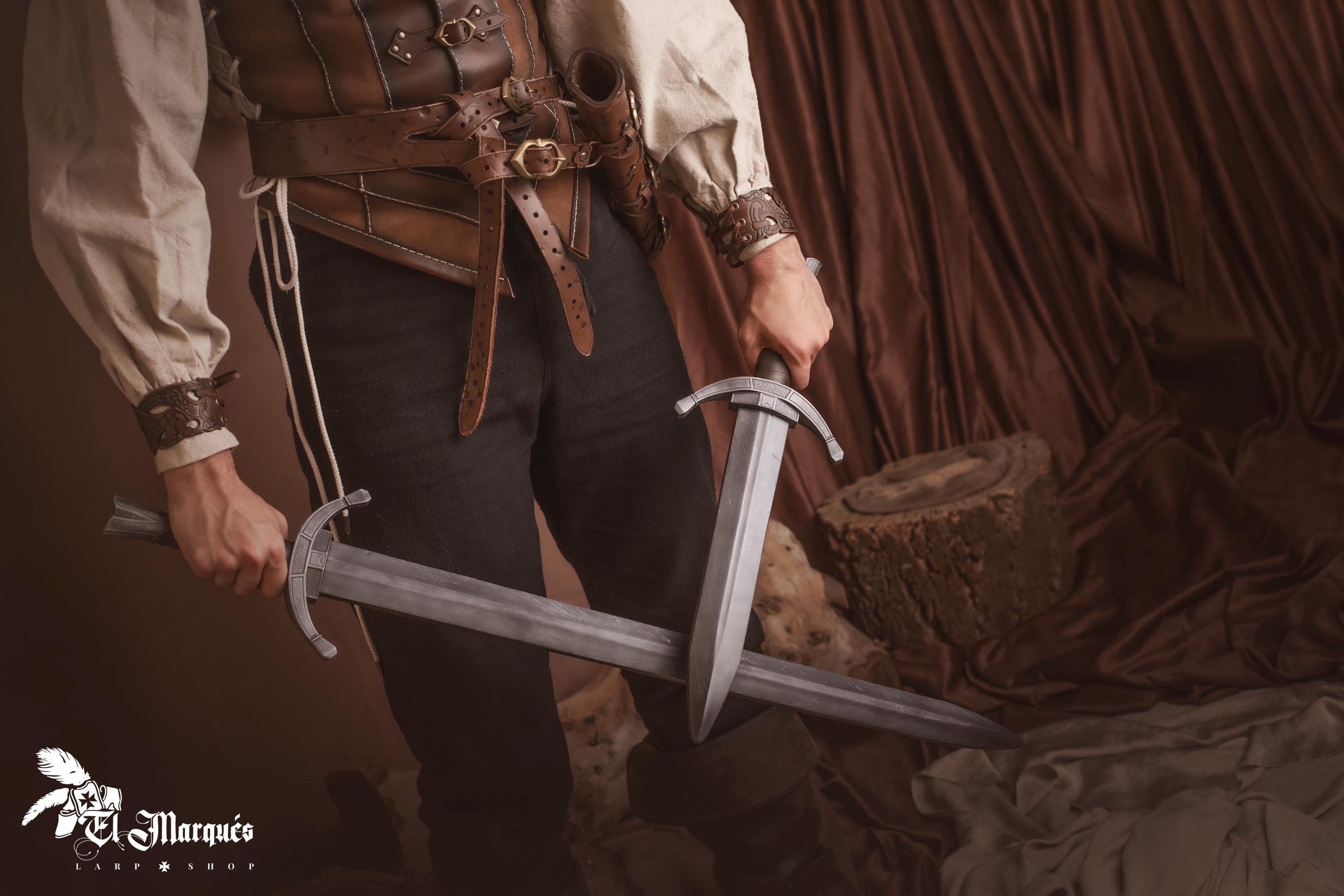 LARP Weapon - Soldier Foam Larp Sword. Authentic Medieval Foam Sword ...