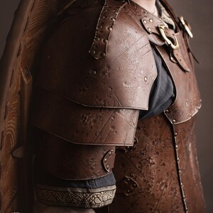 LARP Leather Armor, Brown Leather Breastplate, Brown Leather Armor - Etsy