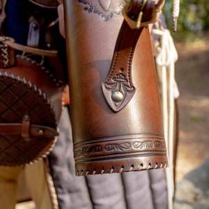 Medieval Leather Scroll Holder for Renaissance Fair or Larp - Etsy