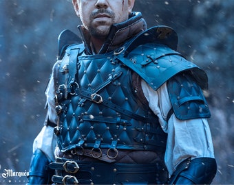 Larp Female Armor the Witcher Cosplay BLACK Costume Leather | Etsy