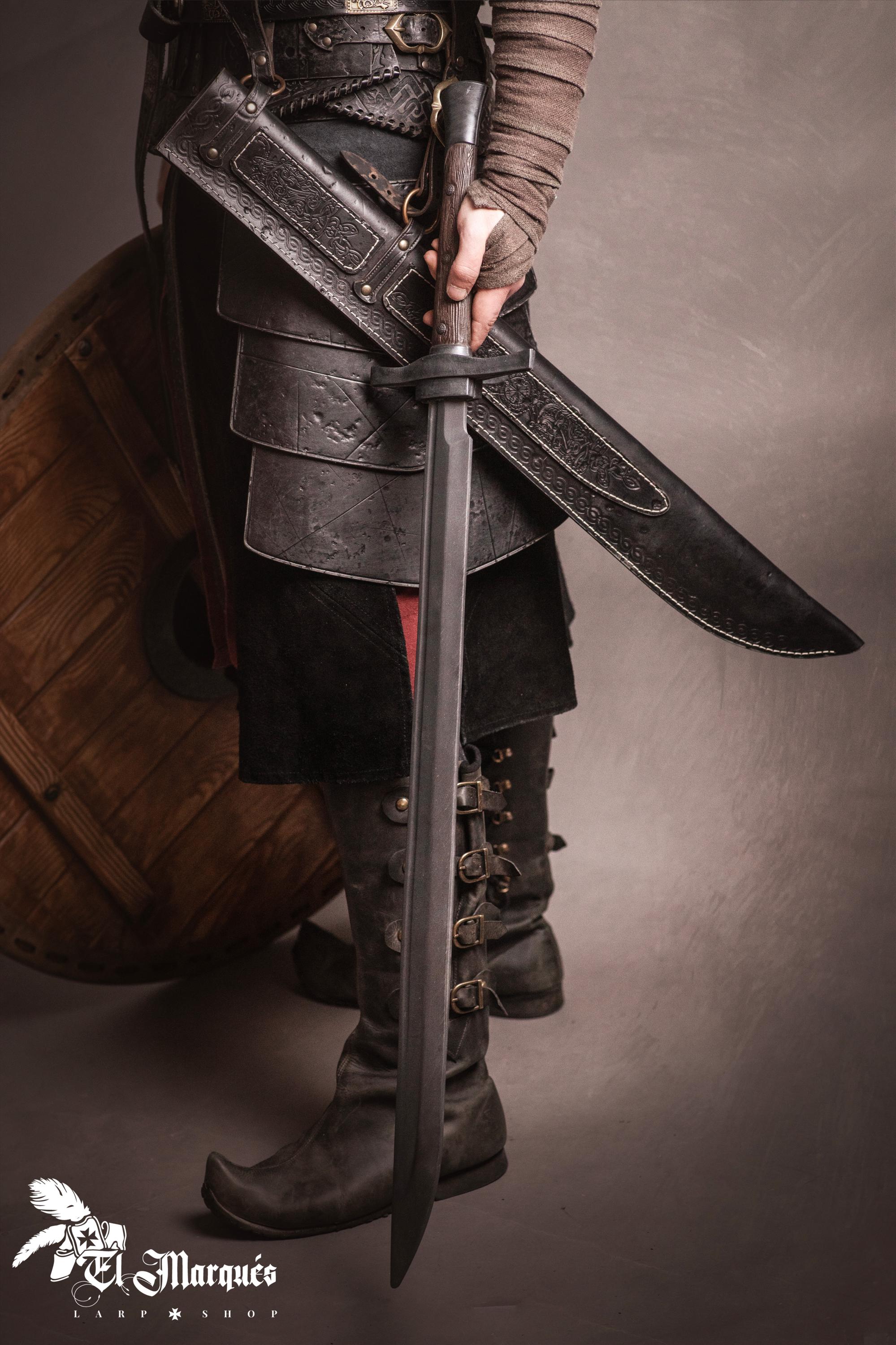 LARP Foam Weapon Long Messer Model - Etsy