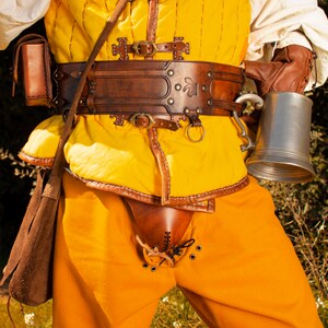 Black Leather Medieval Codpiece for Your Larp Armor - Etsy