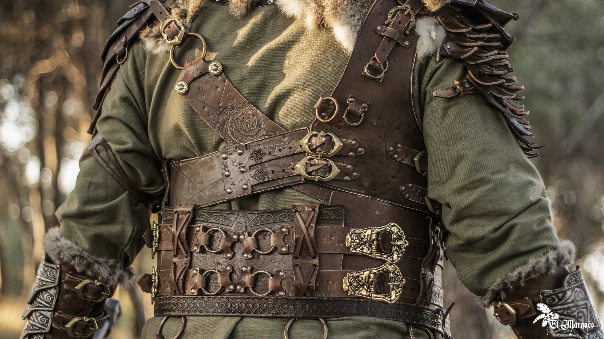 Complete Viking Armor FULL SET Leather Amor for Larp - Etsy Australia