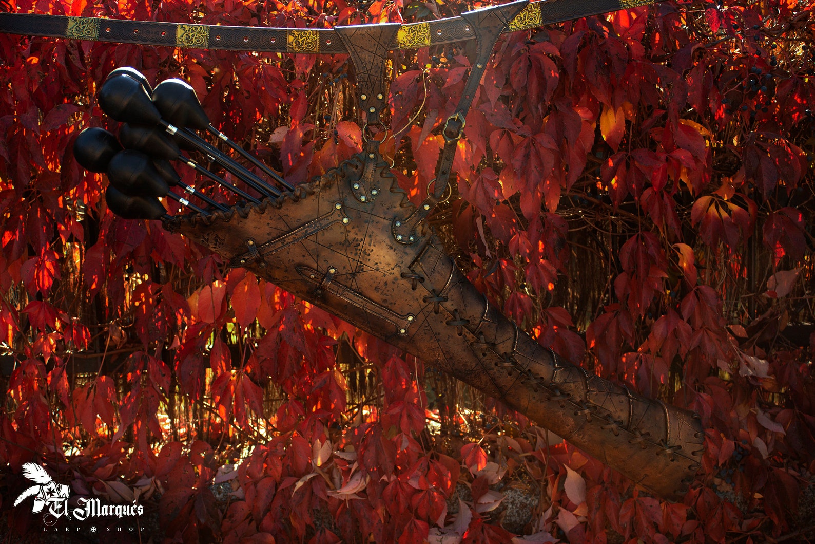 Brown Leather Quiver. Barbarina Viking Arrow. Celtic Quiver | Etsy