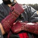 LARP Japanese Warrior. Samurai Armour Gauntlet. Samurai Bracers in Red ...