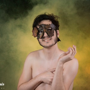 Samhain Masquerade mask for Halloween costume. Fairy mask | Etsy