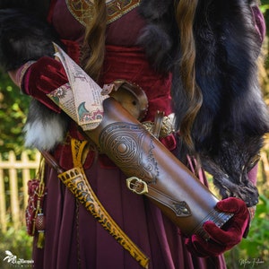 Medieval Leather Scroll Holder for Renaissance Fair or Larp - Etsy