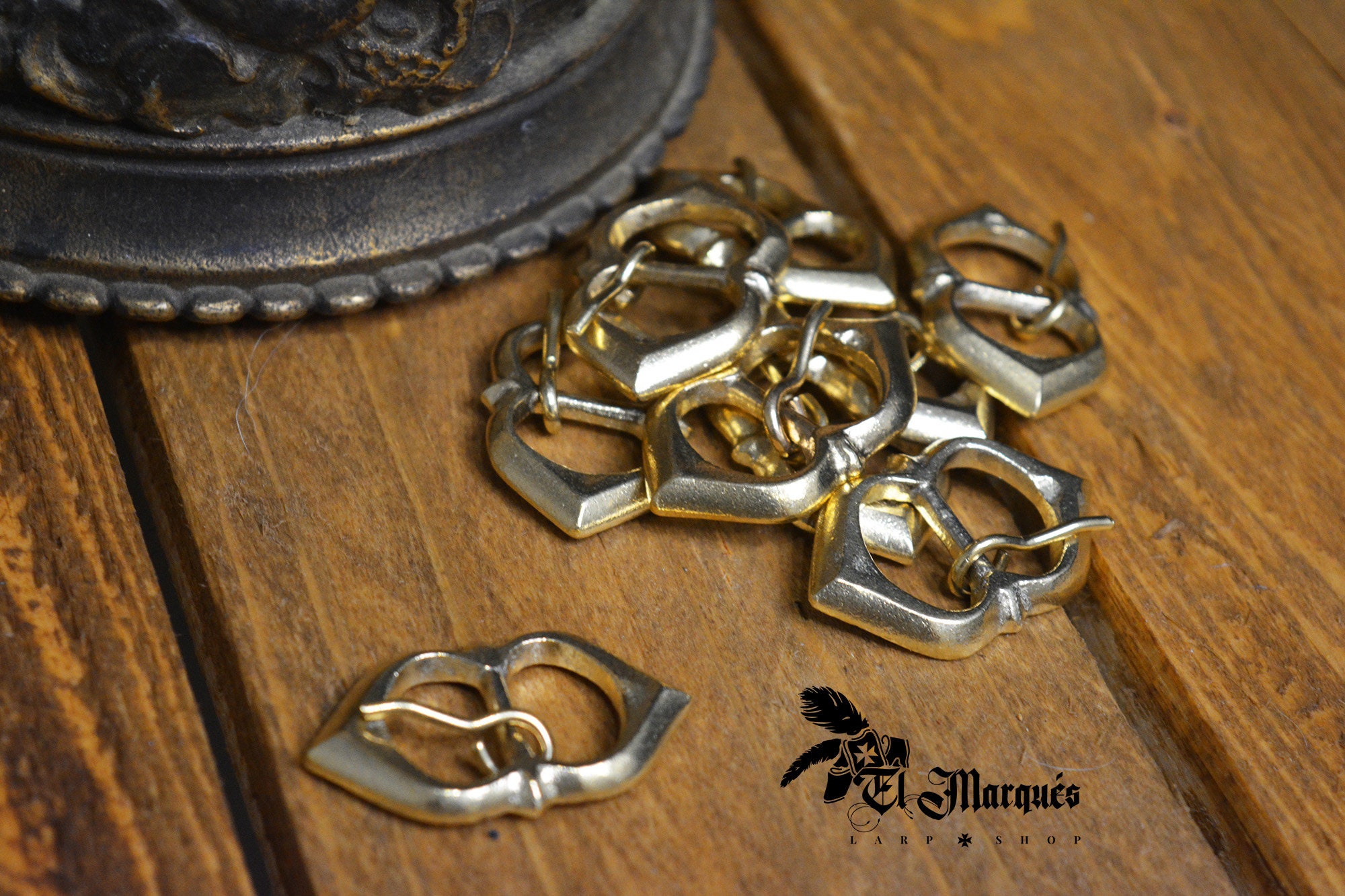 Solid Brass Buckle for DIY Fantasy Armor or Medieval - Etsy