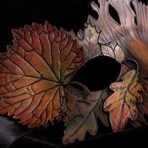 Samhain Masquerade Mask for Halloween Costume. Fairy Mask, Witch or ...