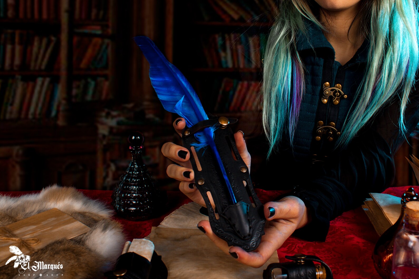 Magic Leather Calligraphy Set for a Witch or Wizard - Etsy