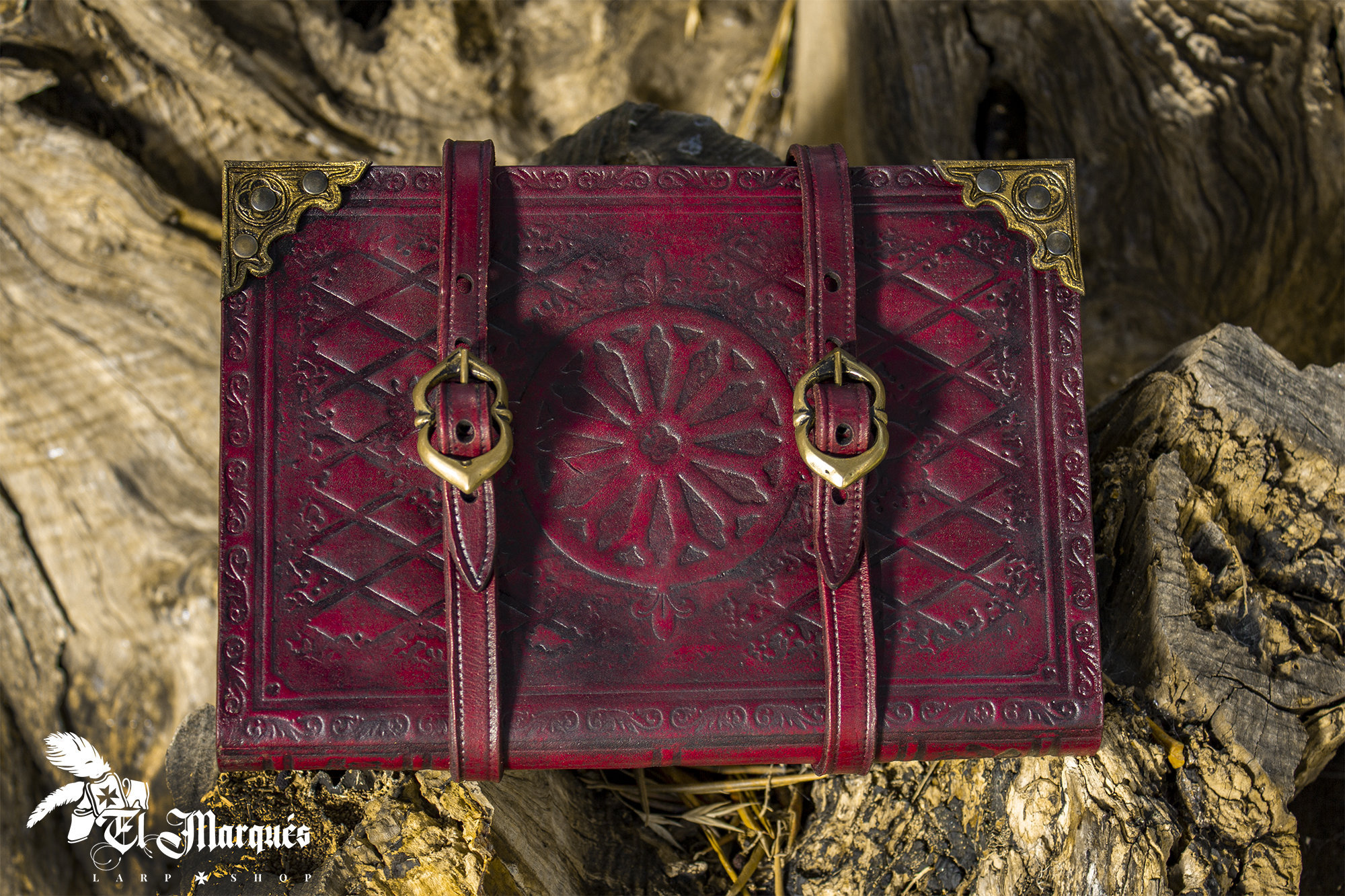 Leather Grimoire Leather Spell book Witchcraft journal for | Etsy