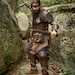 Brown Leather Greaves, Viking Armor, Fantasy Armor for Nordic - Etsy