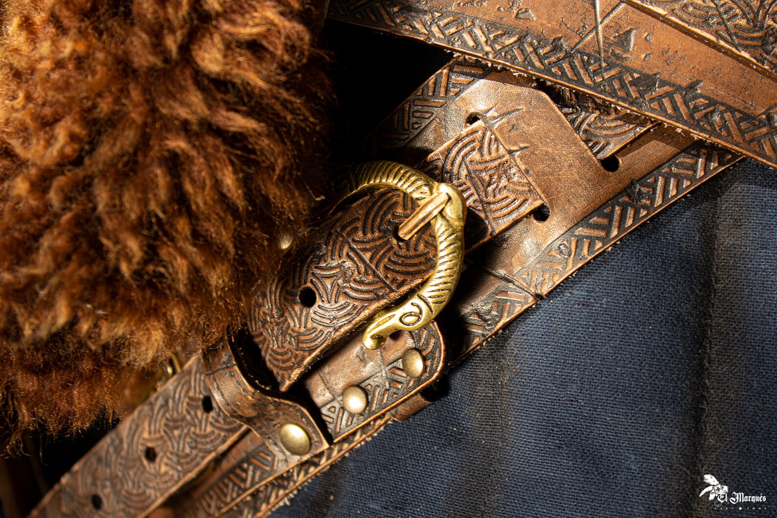 Viking Cloak for a Viking Armor to Larp. Cross Leather Straps - Etsy