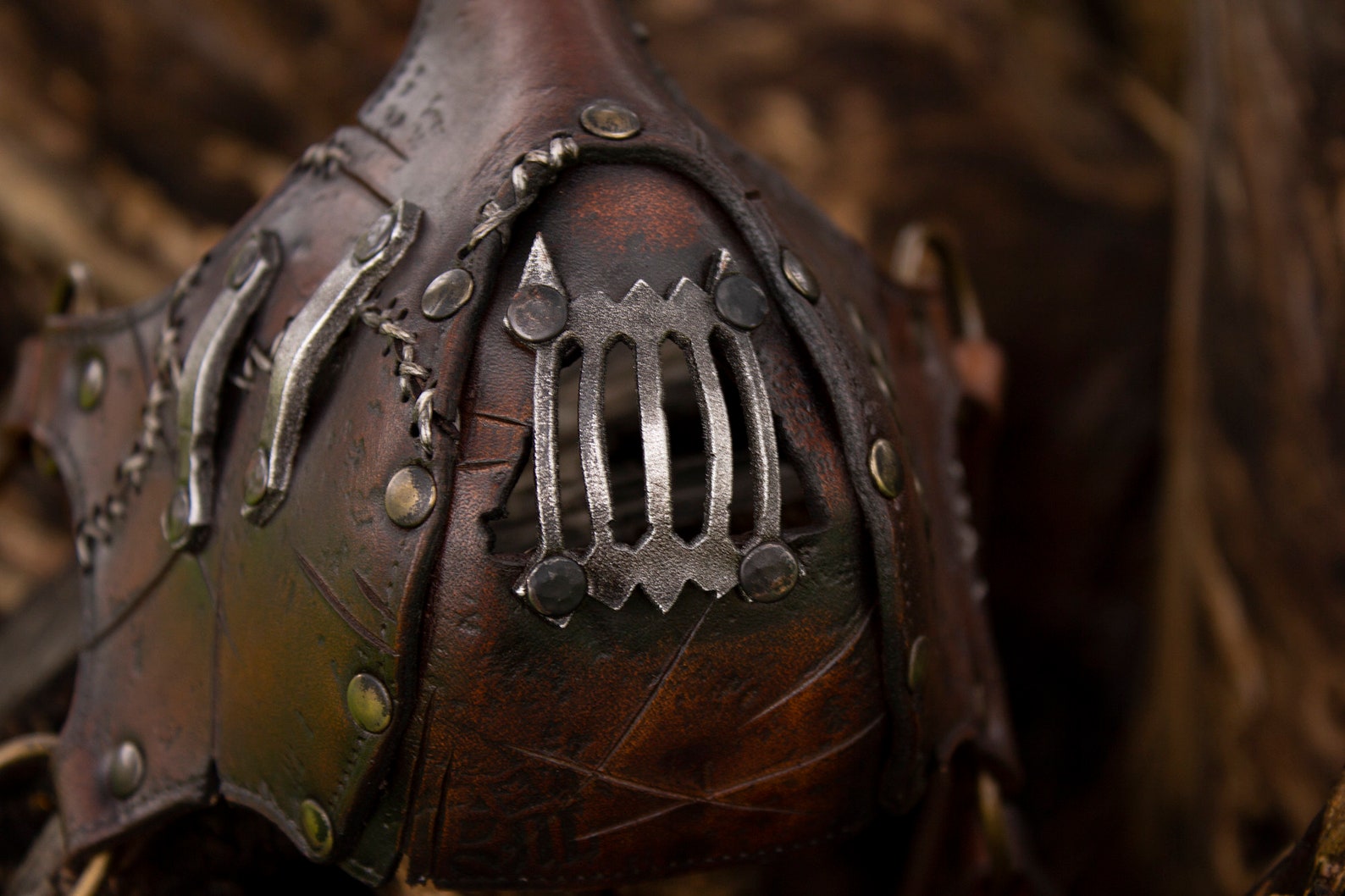 Face Mask Post Apocalyptic or Steampunk Leather Mask - Etsy