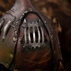 Face Mask Post Apocalyptic or Steampunk Leather Mask - Etsy