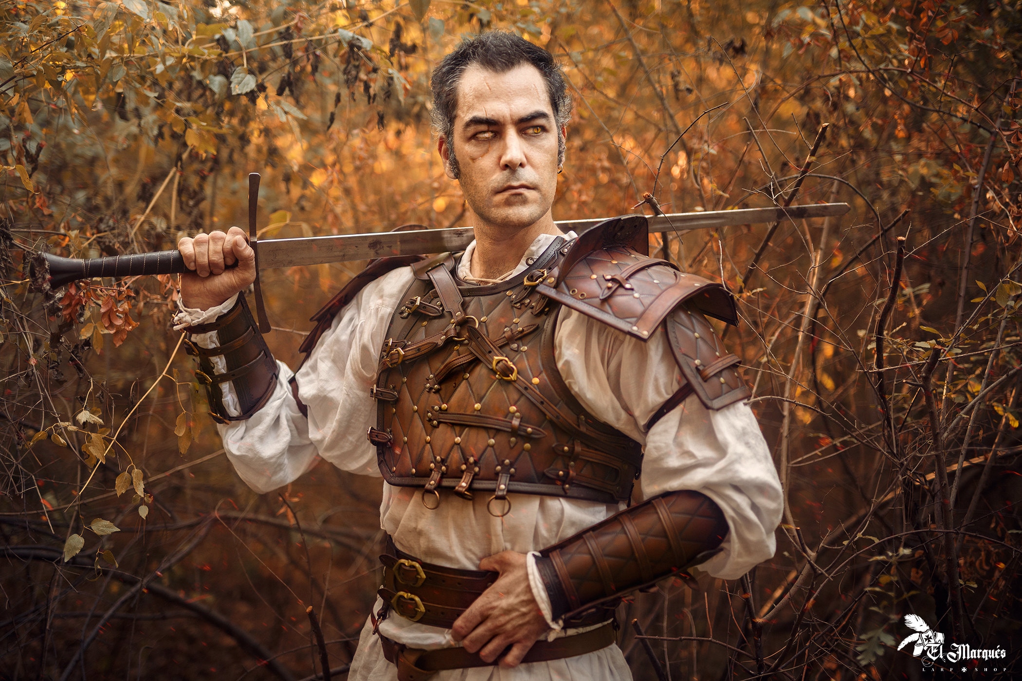 Larp Armor. Leather Armor Inspired by the Witcher 3. Witcher - Etsy UK