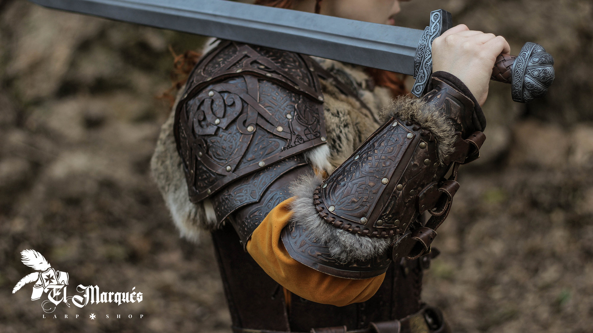 Viking Bracer God of War Armor Larp Style Norse. Bracers for - Etsy UK