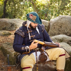 Medieval Leather Scroll Holder for Renaissance Fair or Larp - Etsy