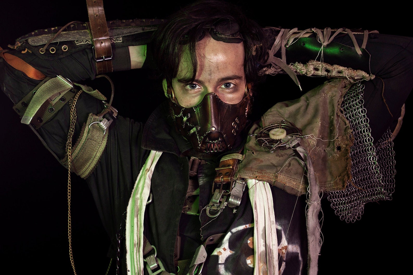 Face Mask Post Apocalyptic or Steampunk Leather Mask | Etsy