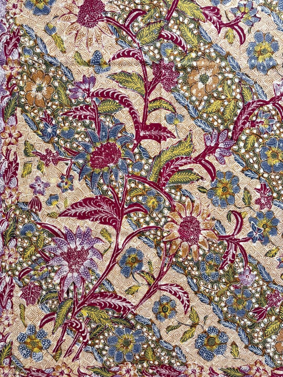 Vintage Batik Tulis Indonesia, Mid 20th Century Vintage Batik Artwork ...