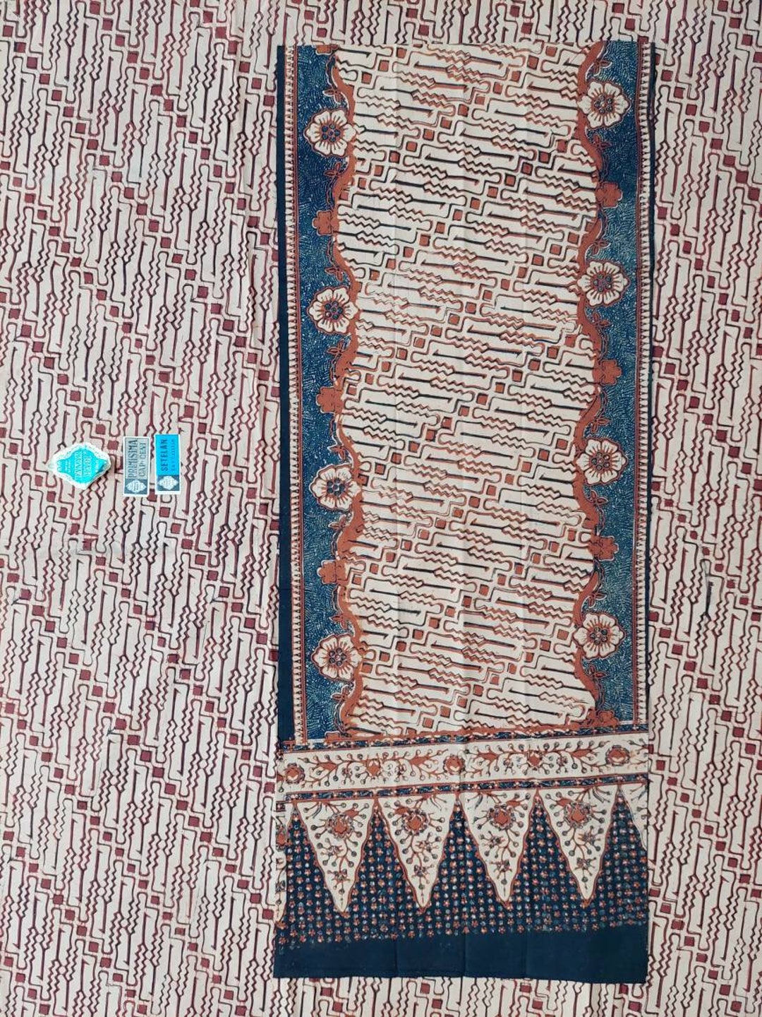 1980s Set of Danar Hadi VINTAGE BATIK ARTWORK, Classic Javanese Batik ...