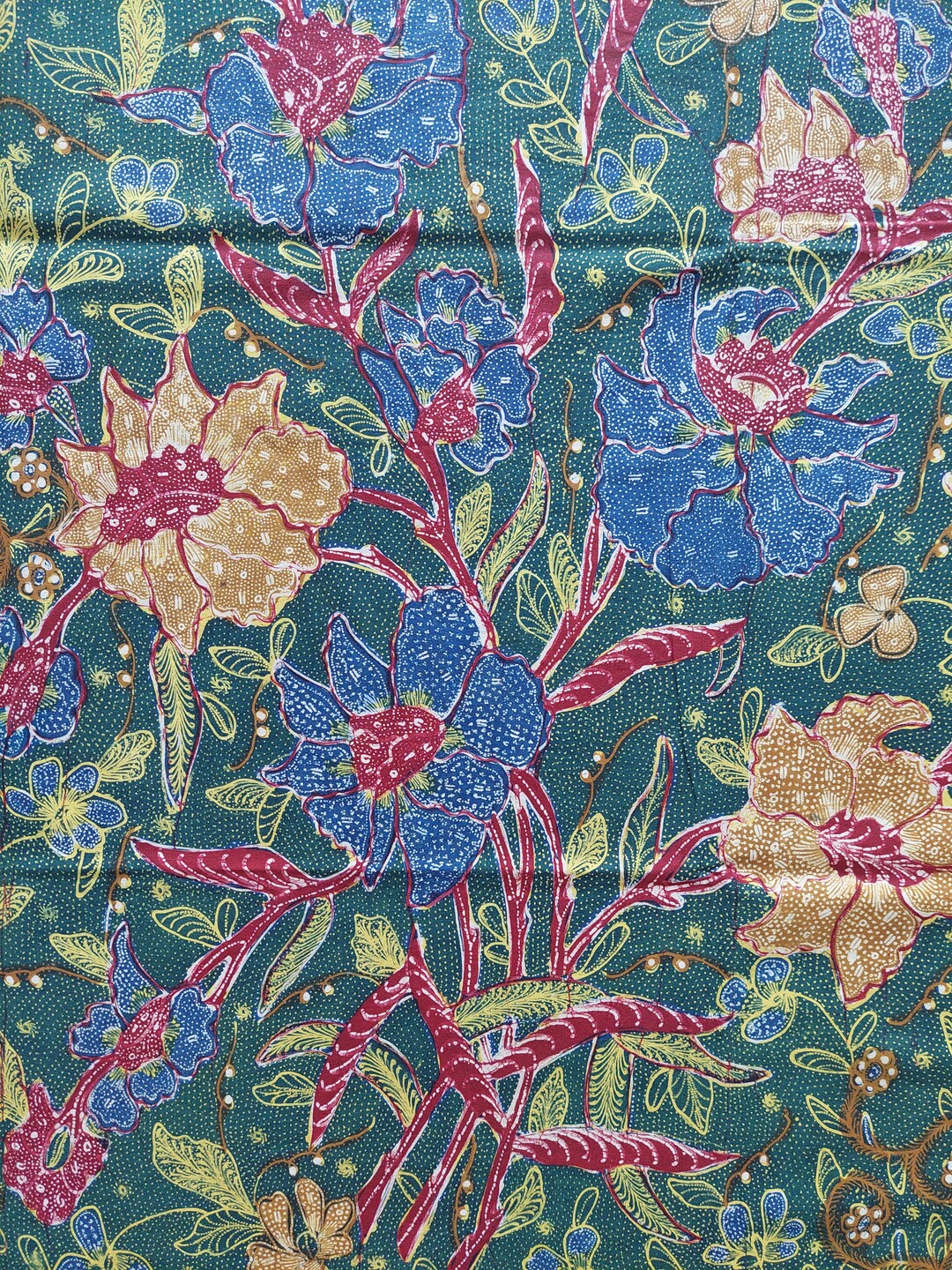 1960s Greenly Tjoa Siang Swie VINTAGE BATIK TULIS, Peranakan Tiga ...