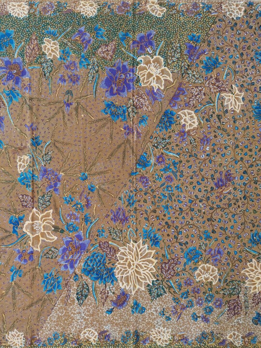 1940s Demak Vintage Hand-drawn Batik Tulis: Indonesian Textile Tapestry ...