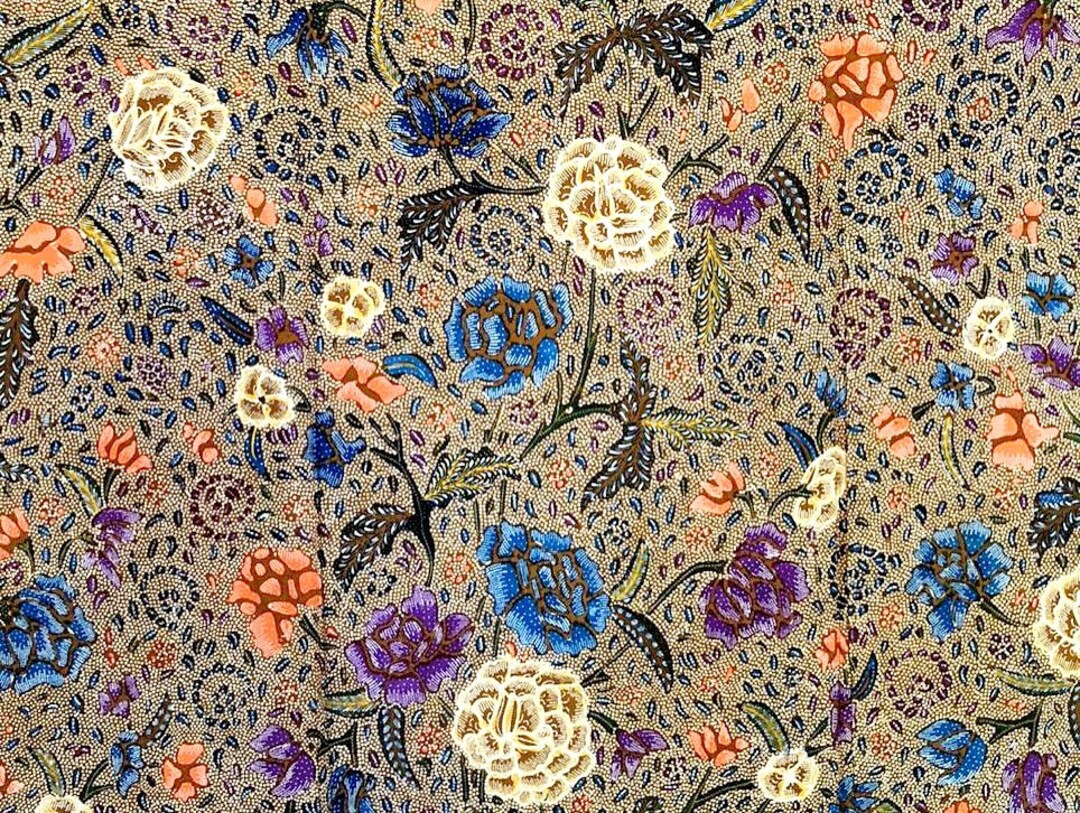 1940s Analisa Demak ANTIQUE BATIK ARTWORK, Dutch Influenced Authentic ...