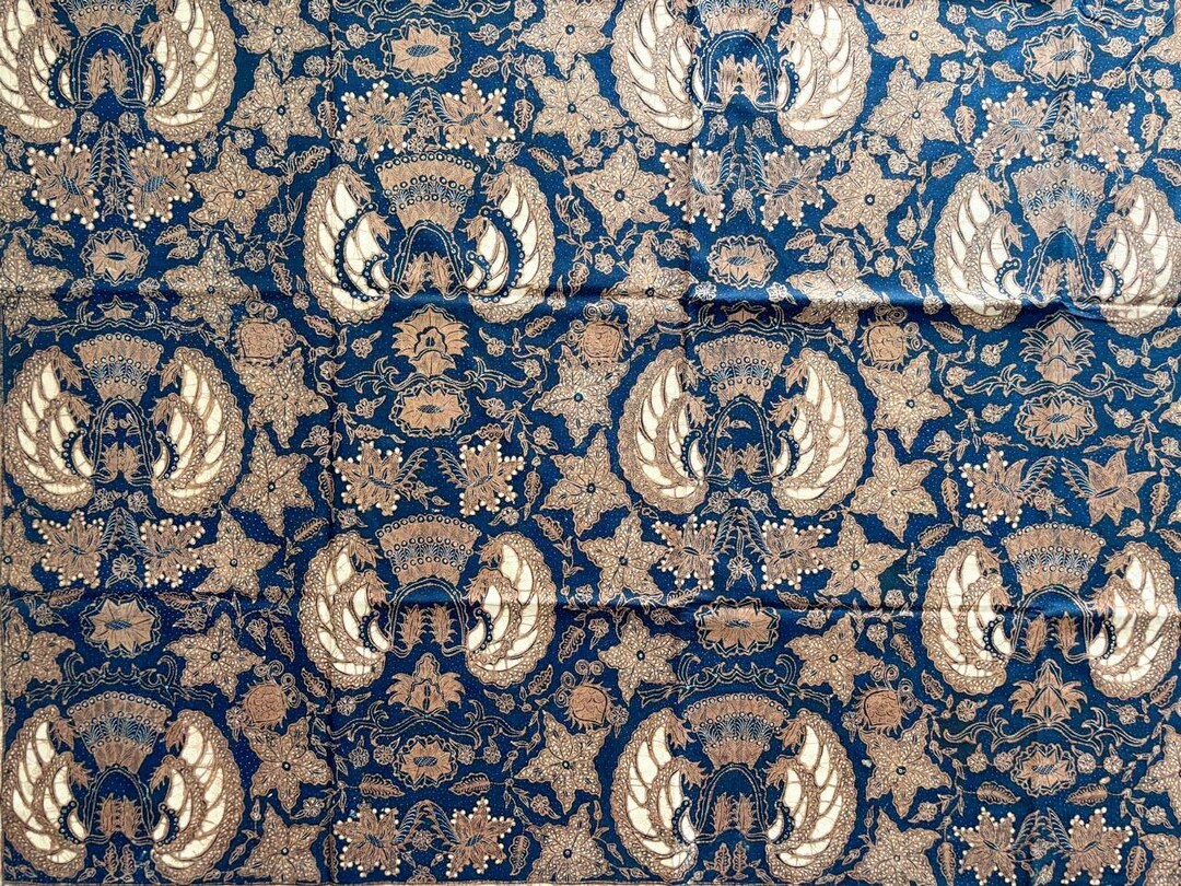 1970s Javanese Batik Textile: Gurdo & Wahyu Tumurun Design - Etsy