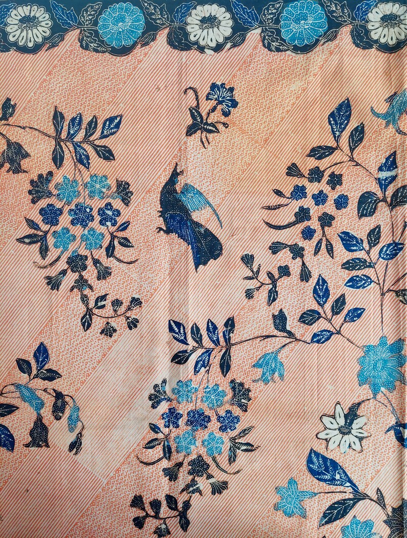 1890s Carolina Van Franquemont Design ANTIQUE DUTCH BATIK, Indonesian ...