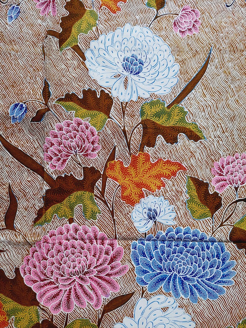 Chrysanthemum Galaran Pekalongan BATIK ARTWORK, Batik Tulis Sarong ...