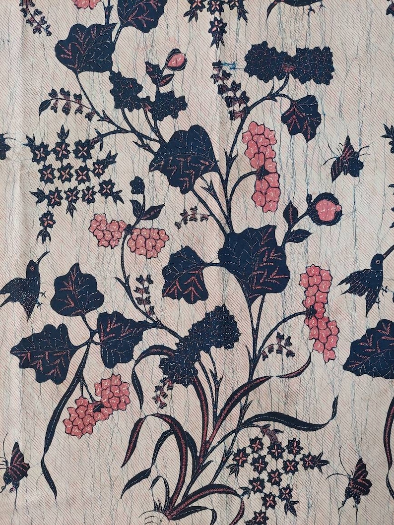 1920s Antique Dutch Batik Sarong: Indonesian Peranakan Tulis Artwork - Etsy