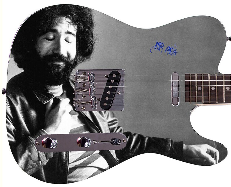 Jerry Garcia Autographed Photo Guitar - Etsy