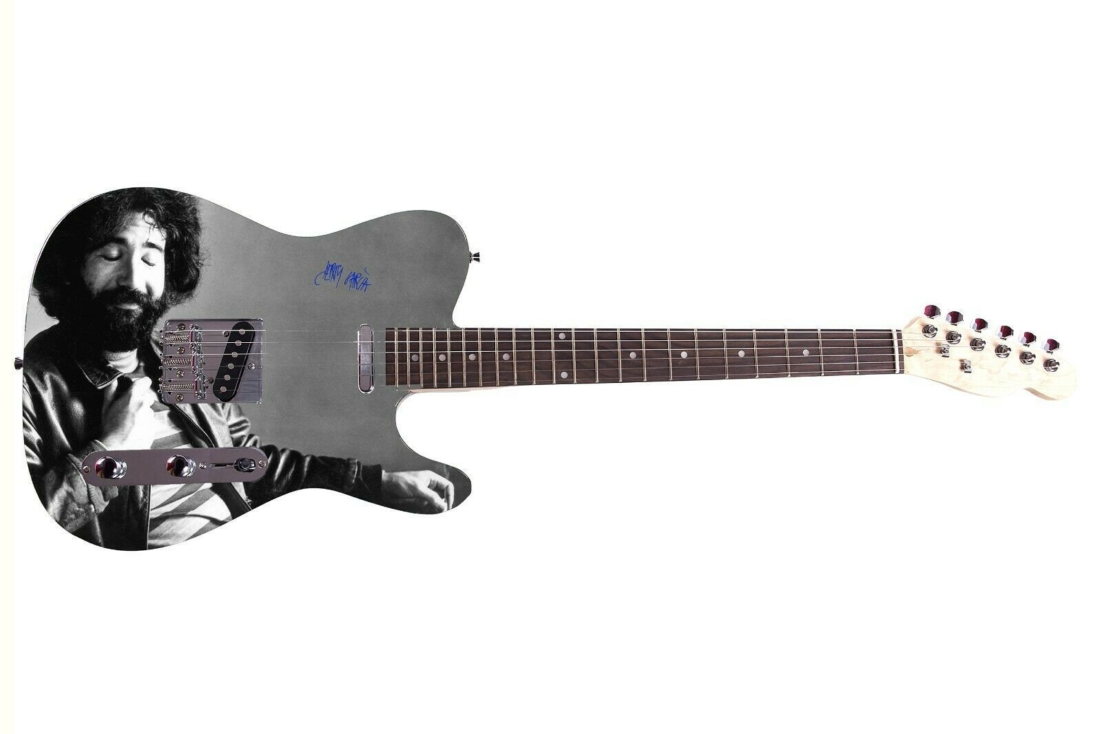 Jerry Garcia Autographed Photo Guitar - Etsy