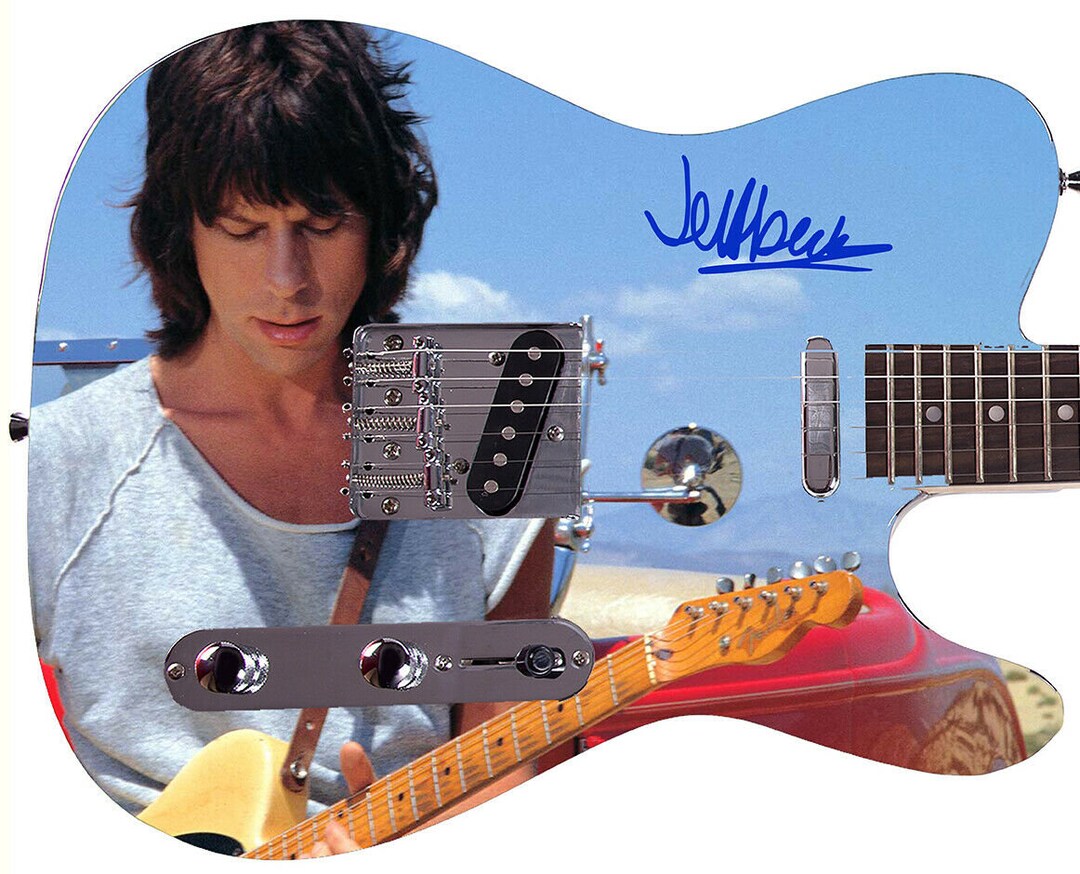 Jeff Beck Autographed Photo Guitar - Etsy