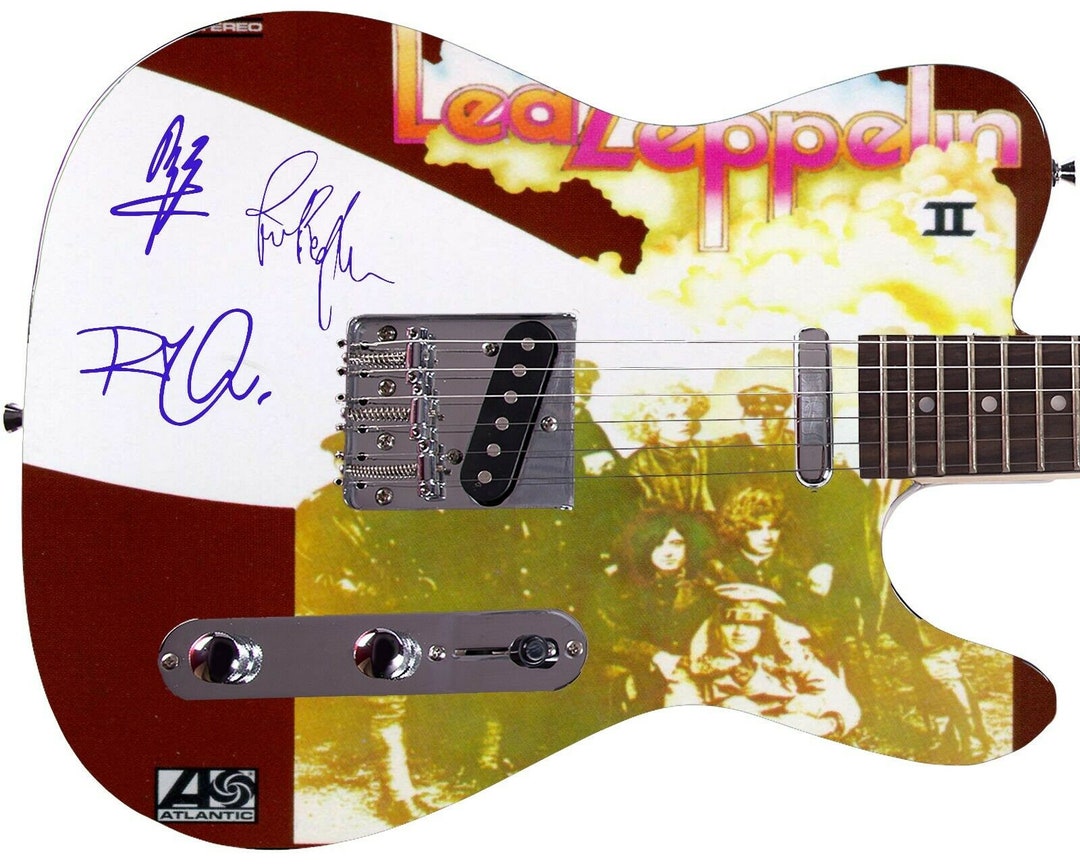 Led Zeppelin Autographed Cover Album LP CD DVD Photo Guitar - Etsy