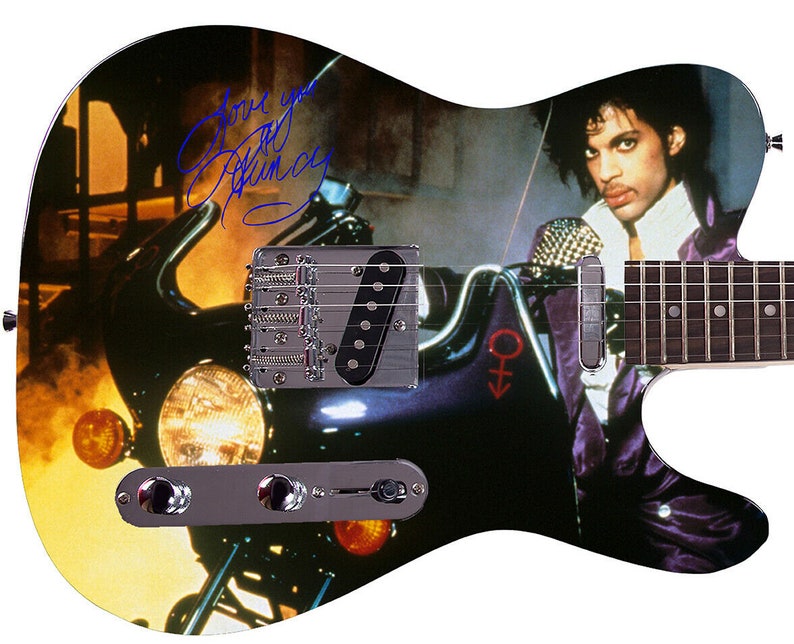 Prince Autographed Purple Rain Album Cover LP DVD CD Photo Guitar - Etsy