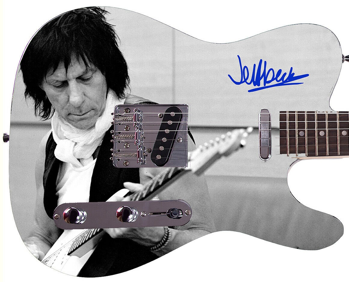 Jeff Beck the Yardbirds Autographed Photo Guitar - Etsy