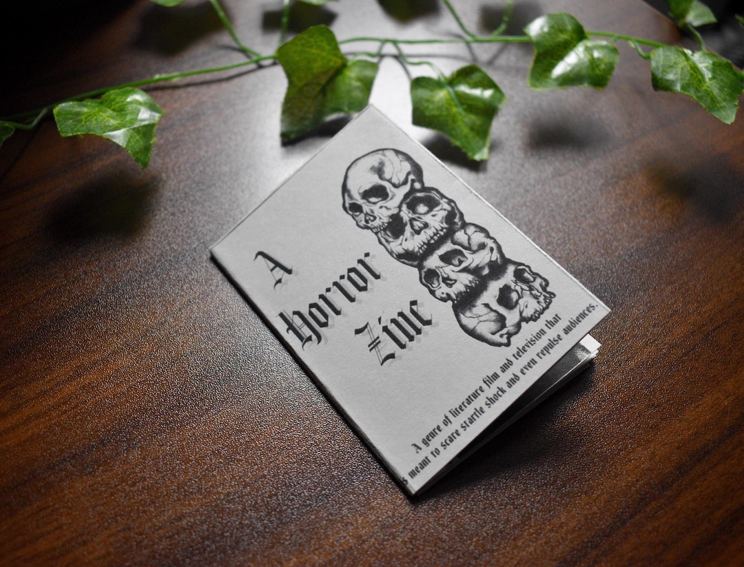 Mini Art Zine | A Horror Zine | A Collection of Illustrations Featuring ...