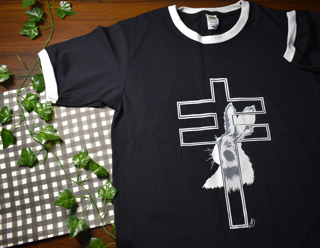 Frightened Rabbit T-shirt | Original Art | 100% Cotton Fruit of the ...