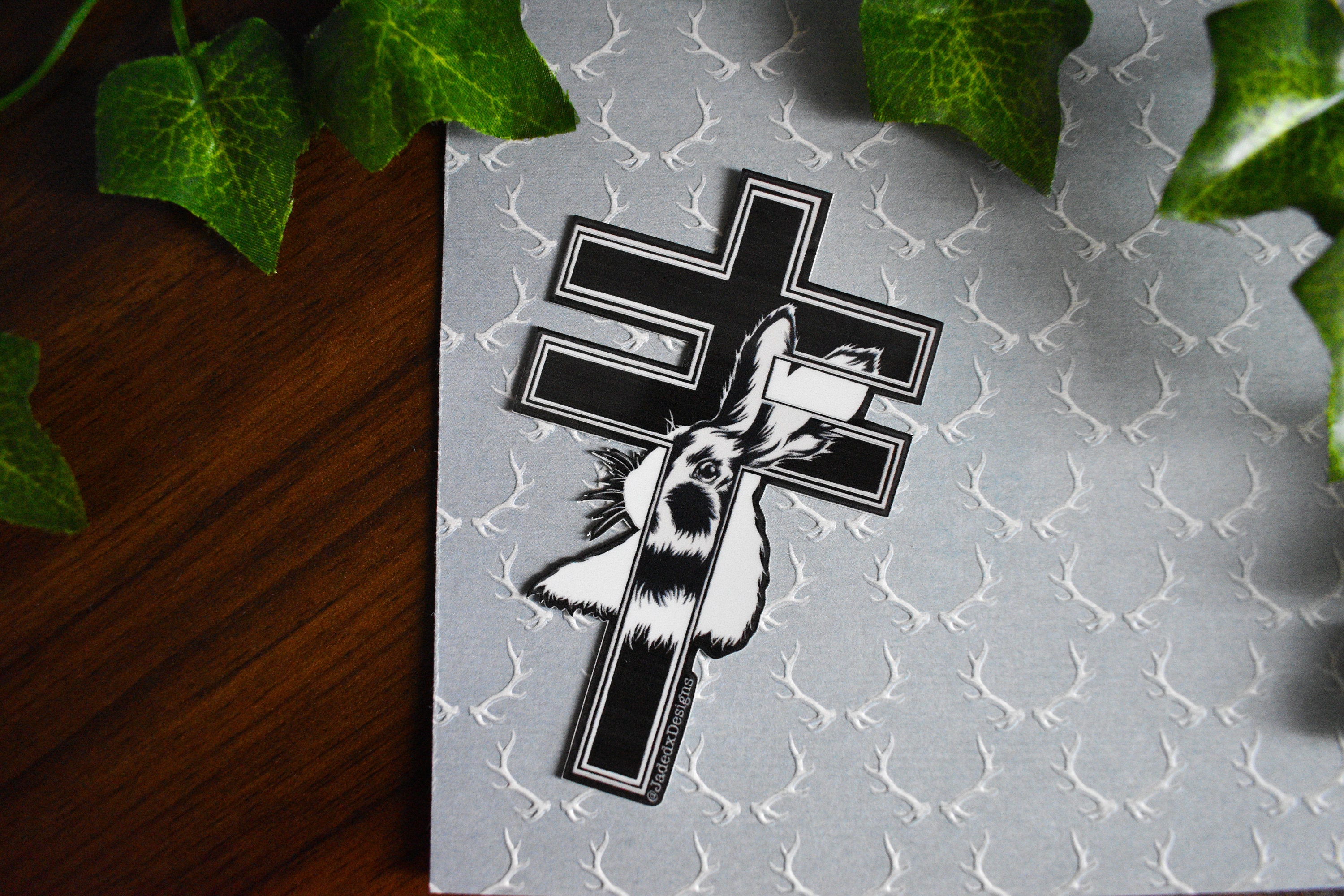 Frightened Rabbit Sticker Original Art Tiny Changes Vinyl Stickers - Etsy