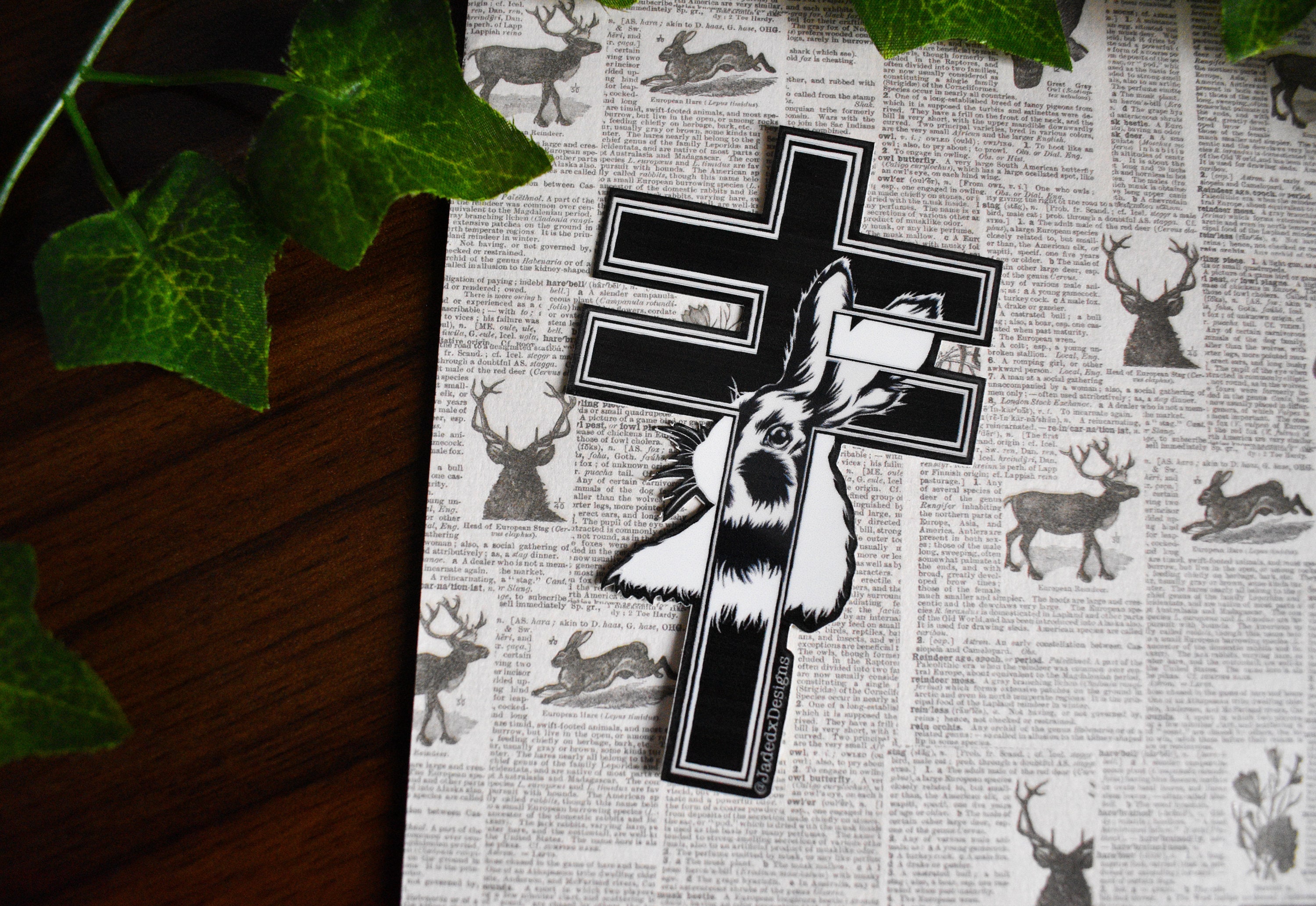 Frightened Rabbit Sticker | Original Art | Tiny Changes | Vinyl ...